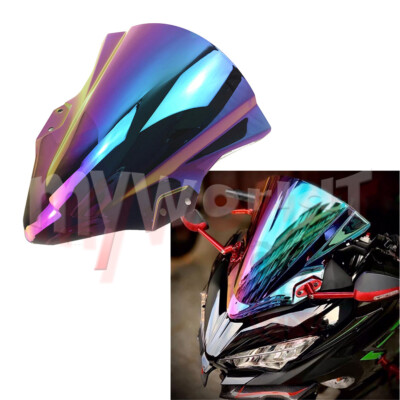 Motorcycle Windshield Windscreen Fit for 2018-2024 Kawasaki Ninja 400 ...