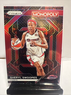 Sheryl Swoopes PANINI PRIZM MONOPOLY WNBA #21 RED CLASSIC ICONS | eBay