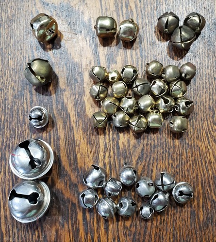 Jingle Bells Various Sizes Gold and Silver Lot 41 CHRISTMAS | eBay