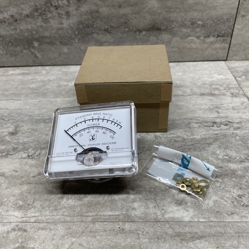 E.F. Johnson 250-38 Directional Coupler Indicator / SWR / Power Meter ...