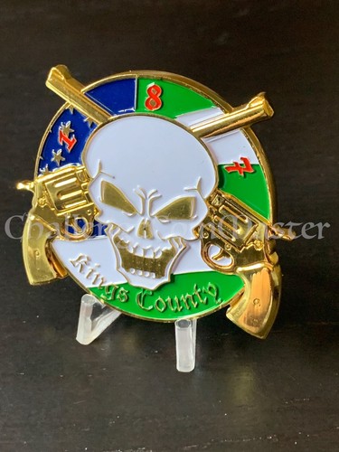 E2 NYPD Brooklyn North Anti Crime Kings County Skull Gold Challenge ...