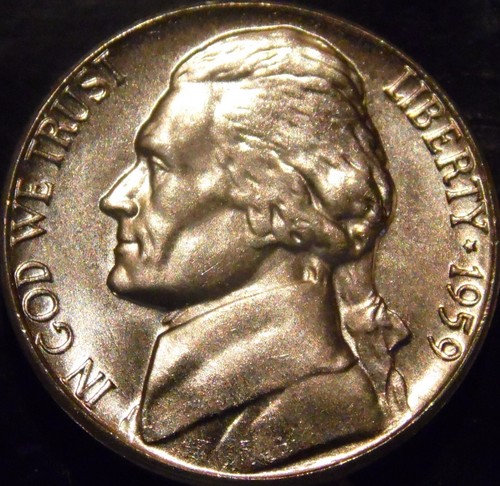 1959-D Jefferson Nickel Gem BU Uncirculated Full Step Full Steps | eBay
