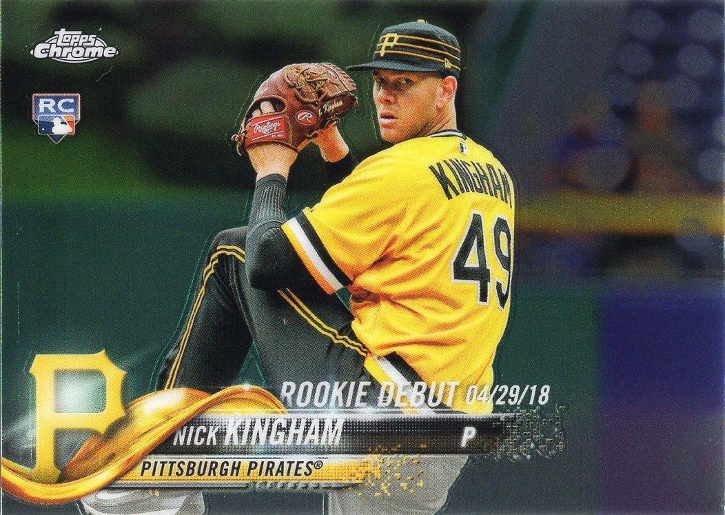 Nick Kingham Topps Chrome Update Rookie Baseball Card | eBay