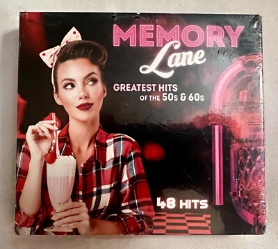 Memory Lane: Greatest Hits of the 50s & 60s (2001, CD) 48 Hits! SEALED ...