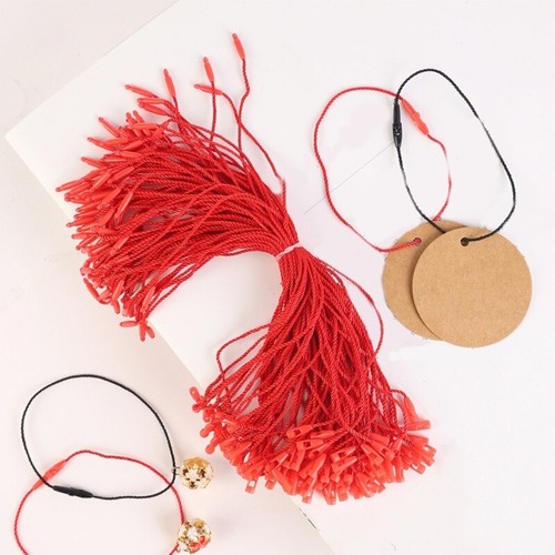 100Pcs Soft Hanging Ropes for Garments String Hanging Rope Cords Hook ...