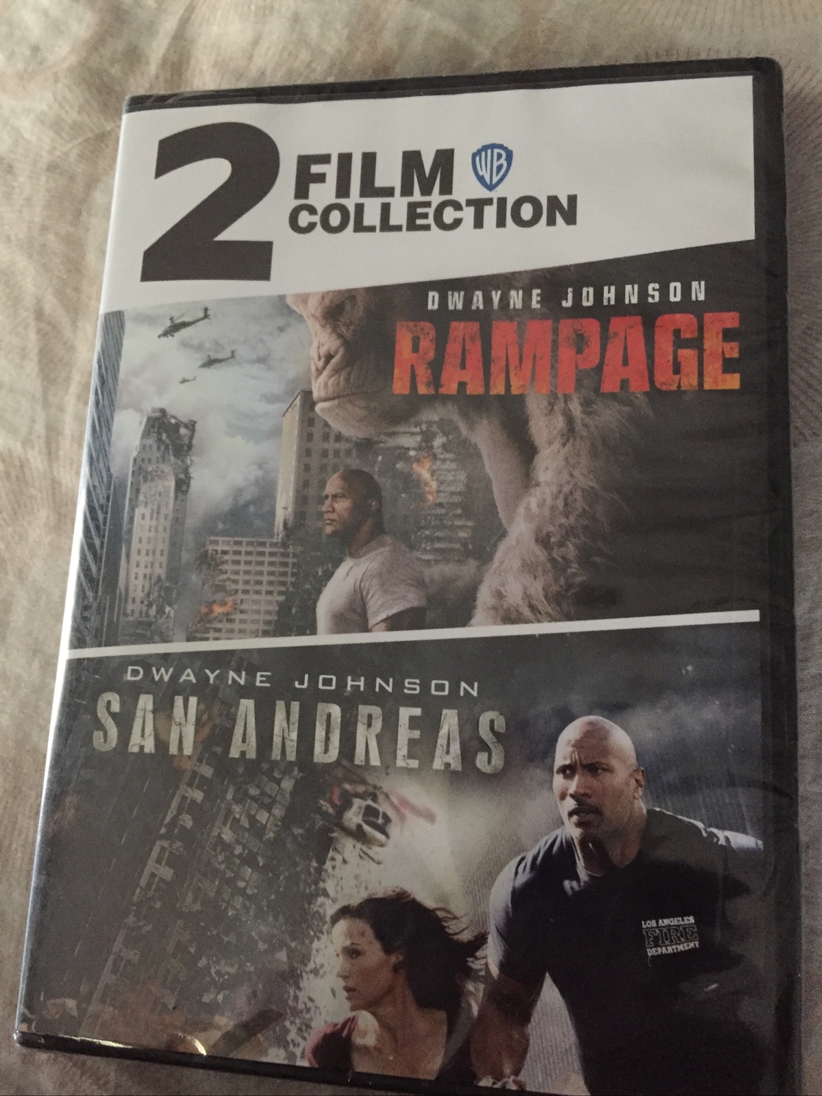 Dwayne Johnson RAMPAGE/SAN ANDREAS 2 FILM COLLECTION (DVD, 2015) NEW ...