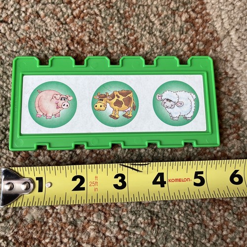 GREEN CARD Replacement BARNYARD BINGO GAME Fisher Price Preschool Farm ...