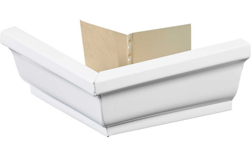 Spectra Gutter Systems 5OTMRTW Aluminum Outside Mitre, White 5 PACK | eBay