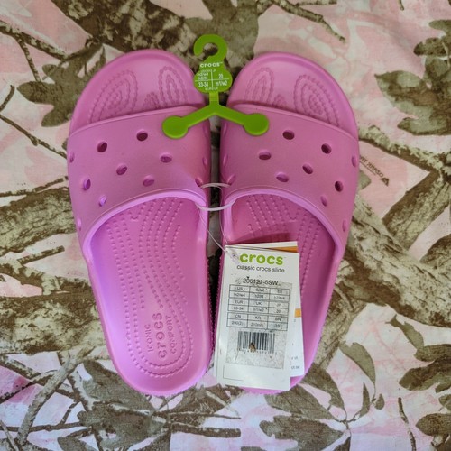 Crocs Classic Slides Pink NWT W4/M2 | eBay