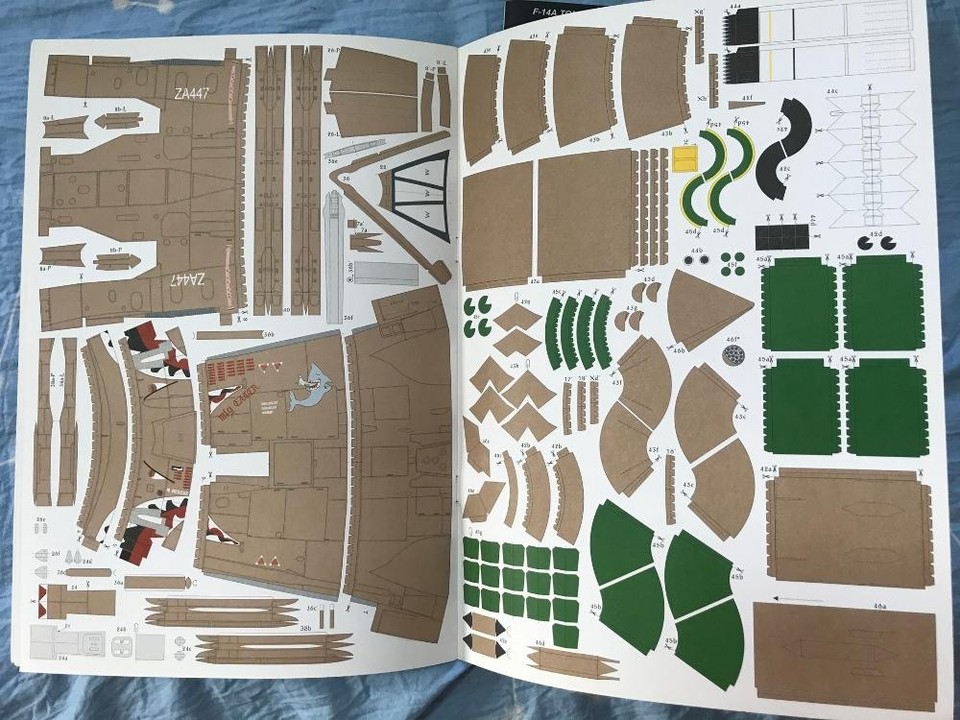 1:50 Panavia Halinski Tornado GR.1 Fighter Model Paper Unassembled Kit ...