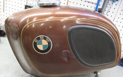 BMW Airhead /6 Gas Tank Bronco Brown Big One r50/6 r60/6 r75/6 r90/6 | eBay