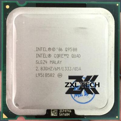 Intel Core 2 Quad Q9500 CPU Quad-Core 2.83GHz/6M/1333 SLGZ4 LGA775 CPU ...