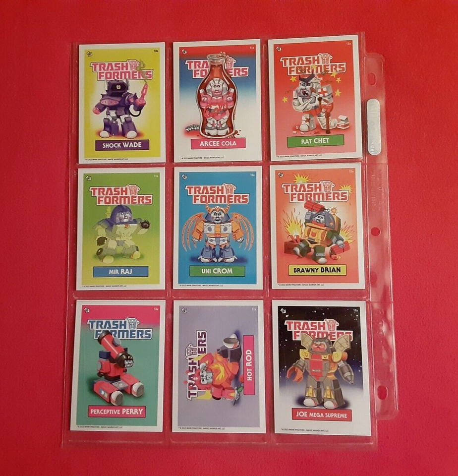 garbage pail kids transformers optimus prime optimus fine we hate the ...