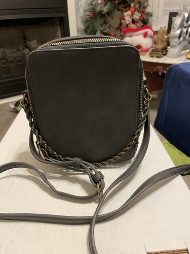 Women's Universal Thread Goods Co. Gray Chain Square Crossbody Handbag ...