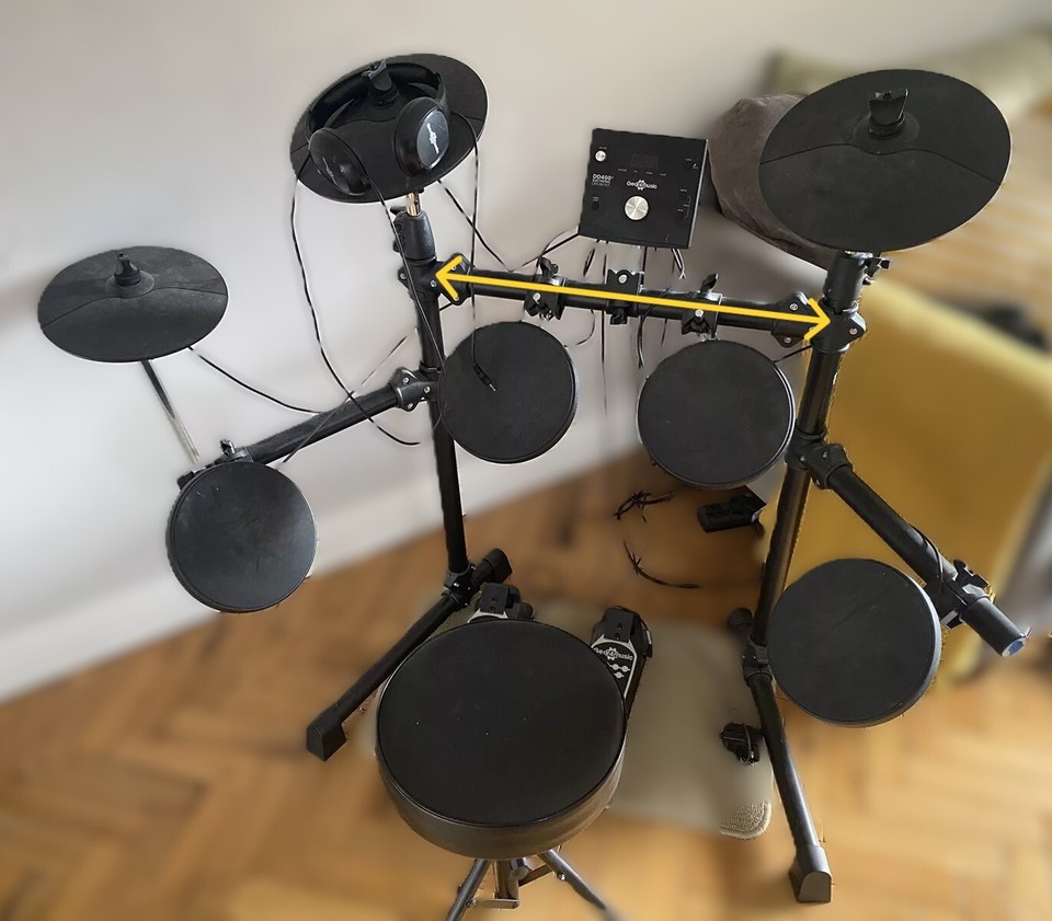 DD400+ Gear4Music ELECTRONIC DRUM KIT SPARES: module, cymbal, tom ...