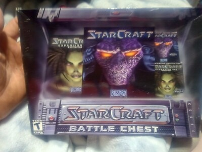 StarCraft Battle Chest (PC, 1999) Blizzard Big Box Brand New ...