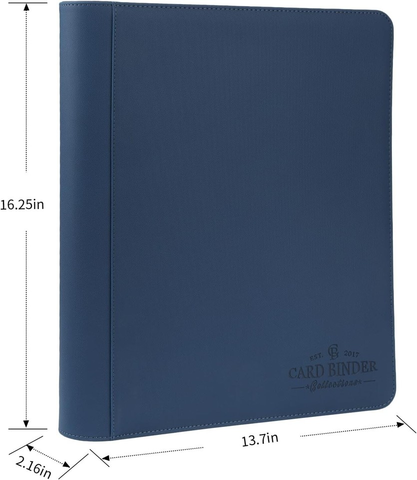 Toploader Binder Holds 288 Toploaders 9 Pocket Top Loader Binders for 3 ...