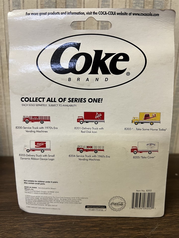 Athearn Coca-Cola Ford "C" Series Coke Delivery Truck No. 8202 HO Scale ...