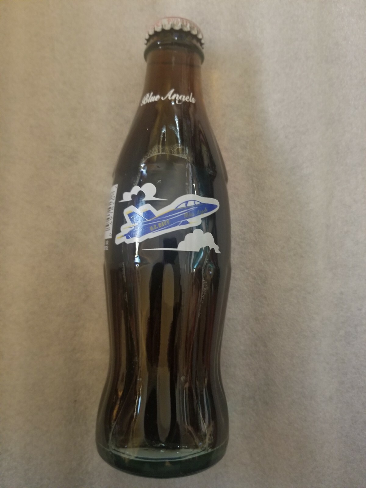 1997 BLUE ANGELS ONE PLANE 8 OUNCE GLASS COCA COLA BOTTLE | eBay