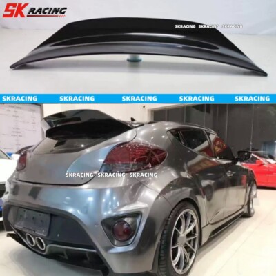 Fits 2011 -2017 Hyundai Veloster Glossy Black NEW Rear Roof Trunk Wing ...