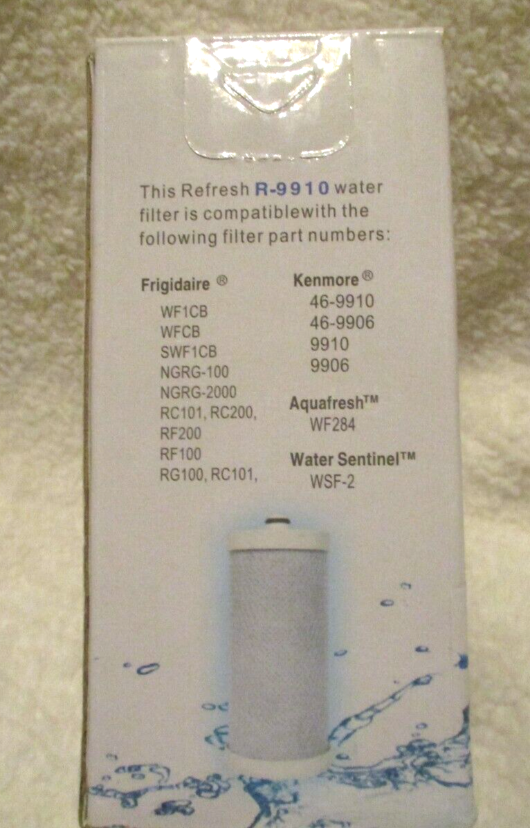 Refresh~Water Filter Frigidaire~R-9910~WFCB Puresource~Kenmore 469910 ...
