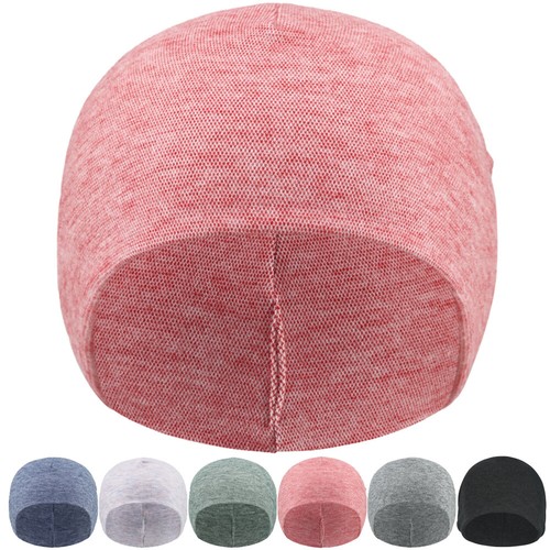 Winter Fleece Hat Warm Skull Cap Thin Helmet Liner Beanie Hat for Cold ...