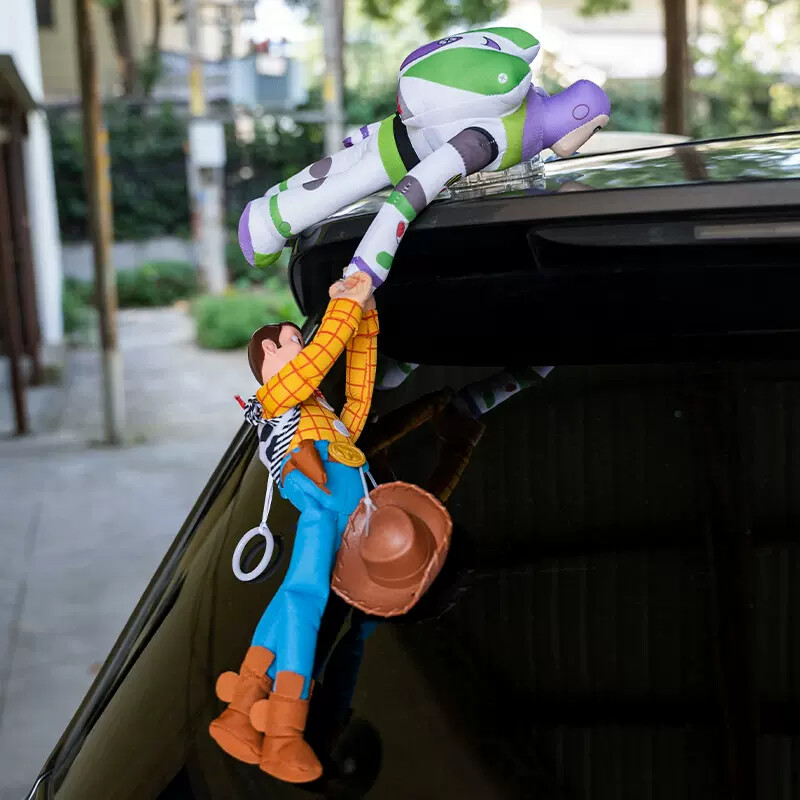 Hanging Toy Story Buzz Lightyear Saves Sherif Woody Car Dolls Exterior ...