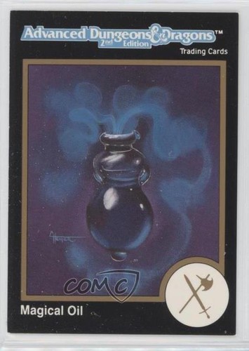 1992 TSR Advanced Dungeons & Dragons D&D 2nd Edition Gold Magical Oil ...