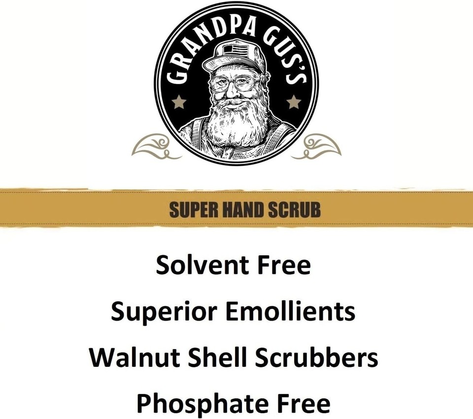 Super Hand Scrub, Walnut Shell Scrubbers, Natural Handsoap, Degreaser ...