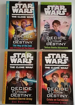 Decide Your Destiny Star Wars The Clone Wars 1-4 Way of Jedi Dooku's ...