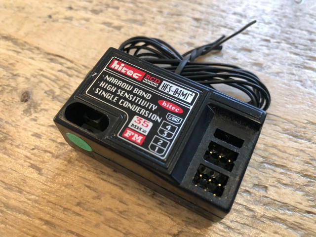 Hitec Hfs-04mi 5 Channel R/c Radio Control RX Receiver 35mhz for Futaba ...