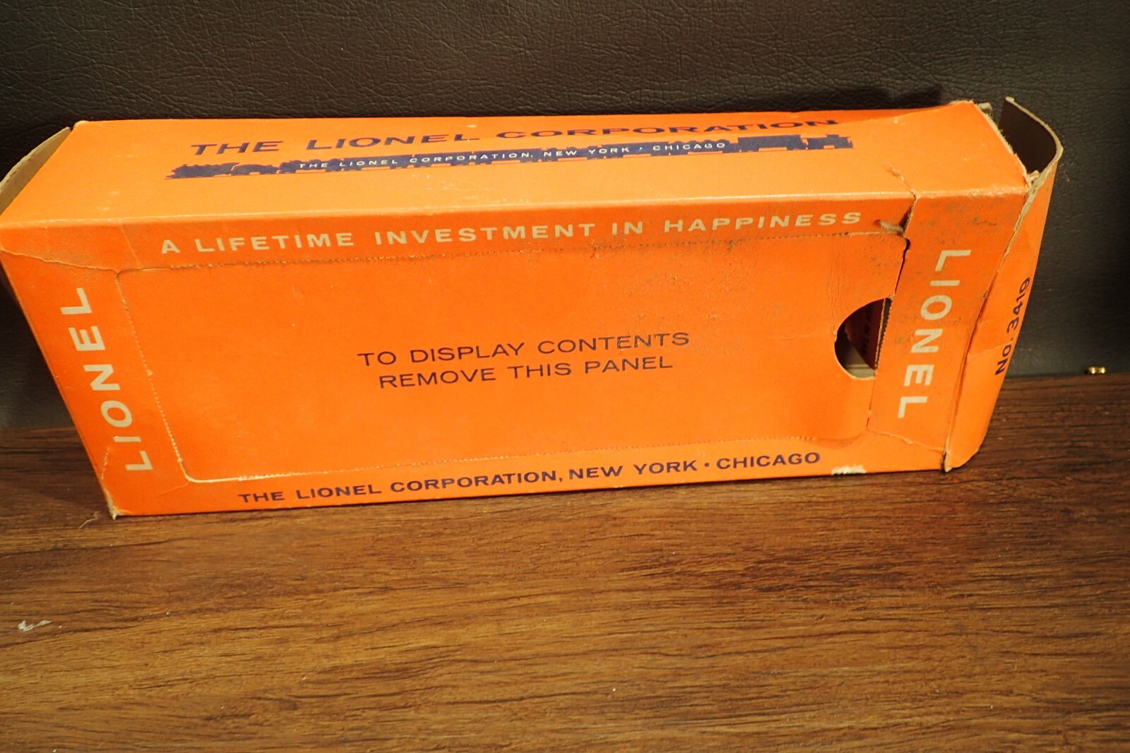 Lionel Postwar O Gauge No. 3419 NAVY Operating Helicopter Flat Car w ...