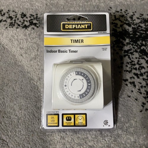 Defiant 1875-Watt 15 Amp Resistive 24-Hour Indoor Plug-In Timer in ...