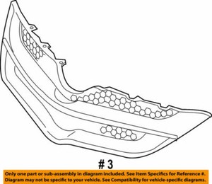 53111-52580-D0 Toyota Grille, radiator 5311152580D0, New Genuine OEM ...