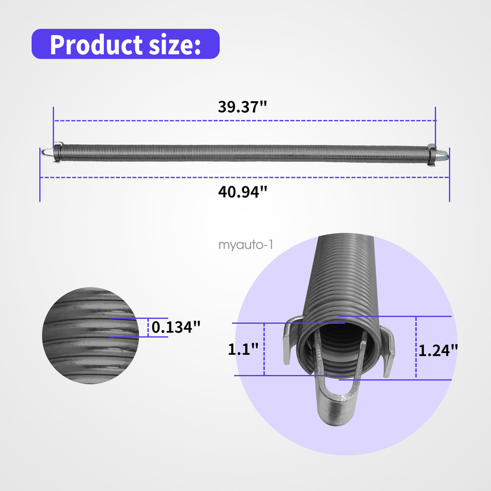 2x Post Driver Spring for Shaver HD8 and Work Saver HPD 16 Length 40 ...