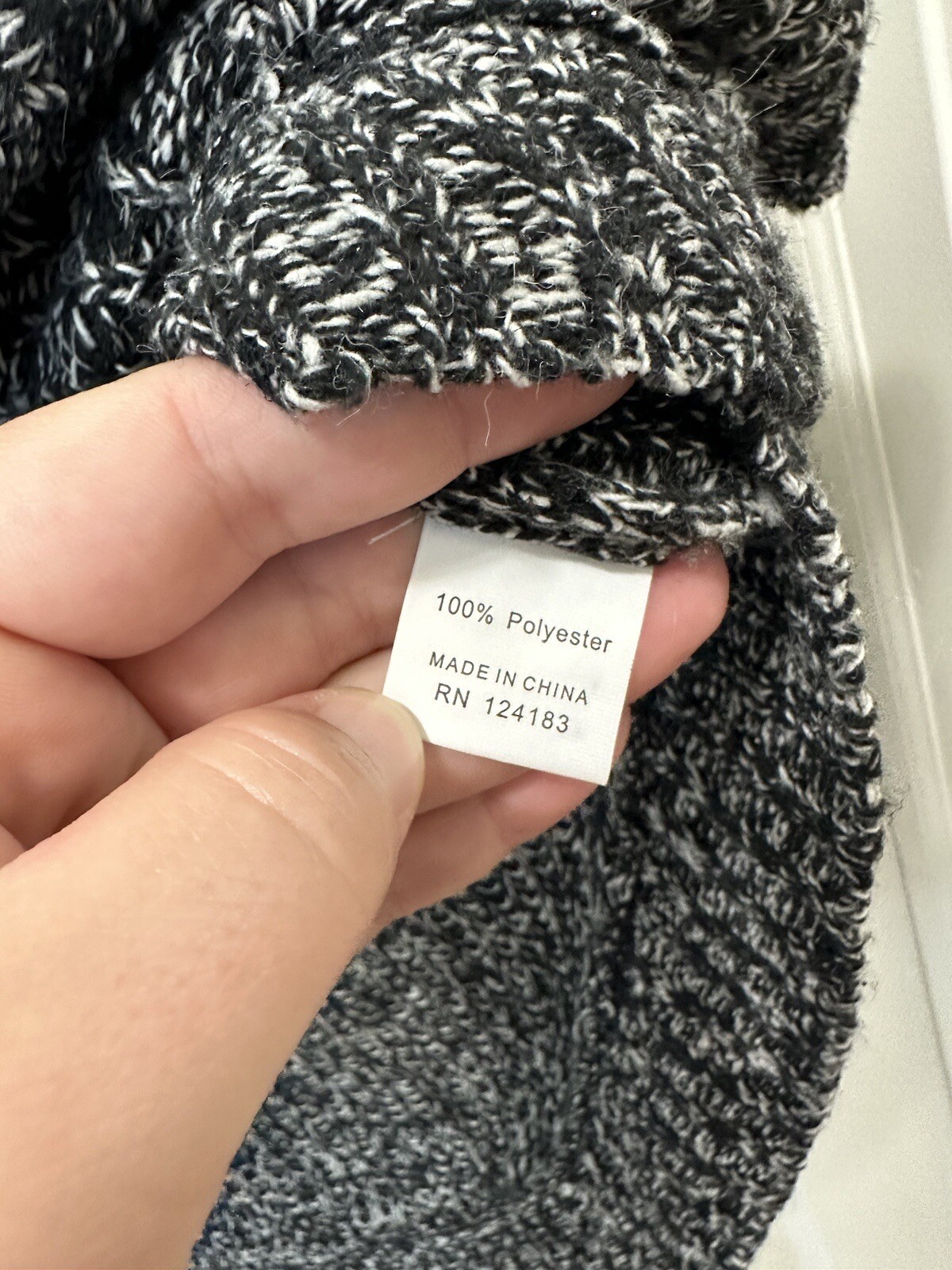 Jon & Anna Cowl Neck Bat Wing Sweater size L/XL - Gem