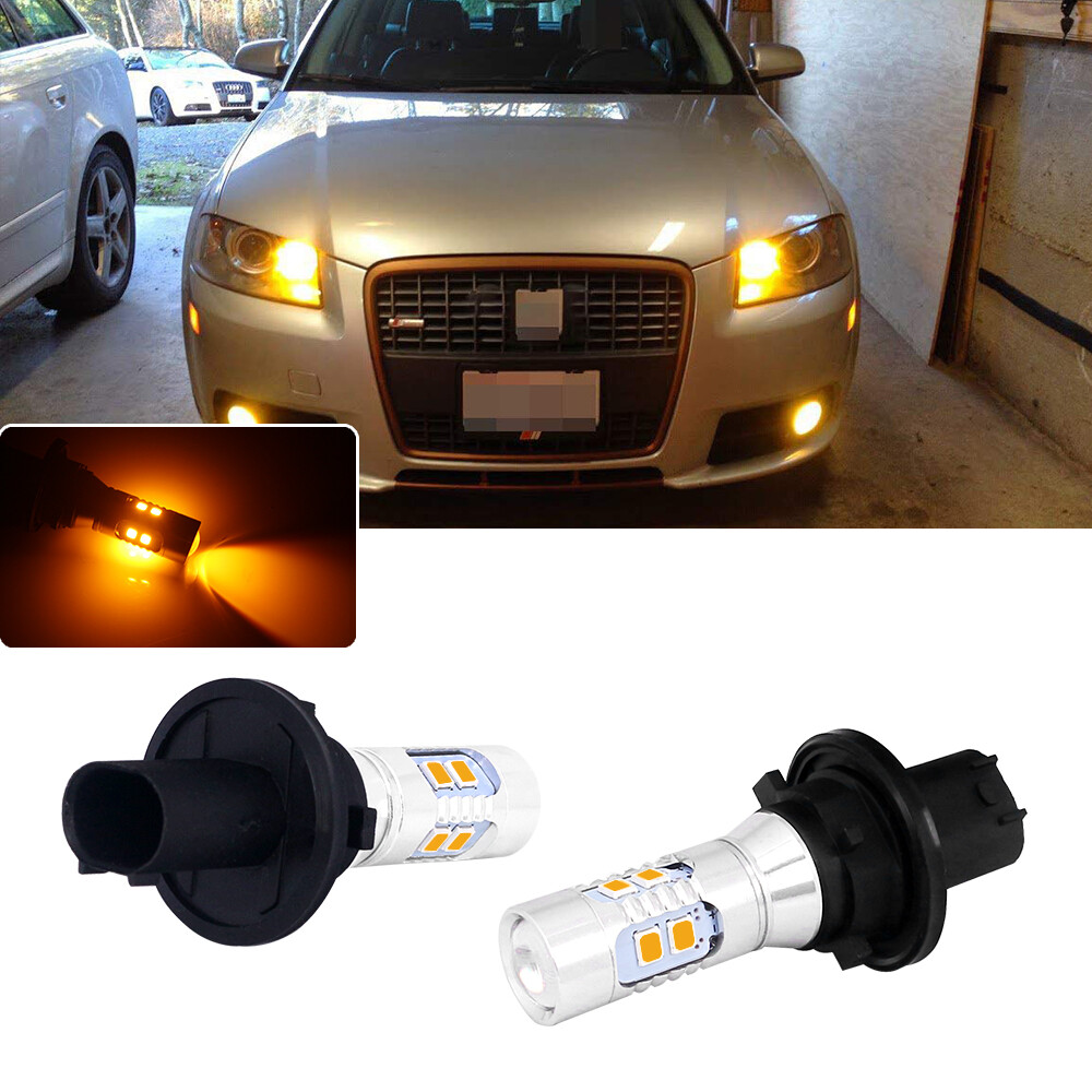 2x No Hyper Flash Amber PH24WY LED Bulbs For Audi,Porsche 911 Turn ...