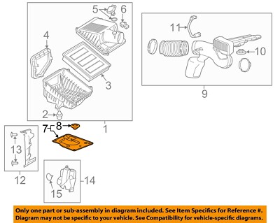 GM OEM Air Cleaner Box Housing-Mount Bracket Support 23114339 | eBay