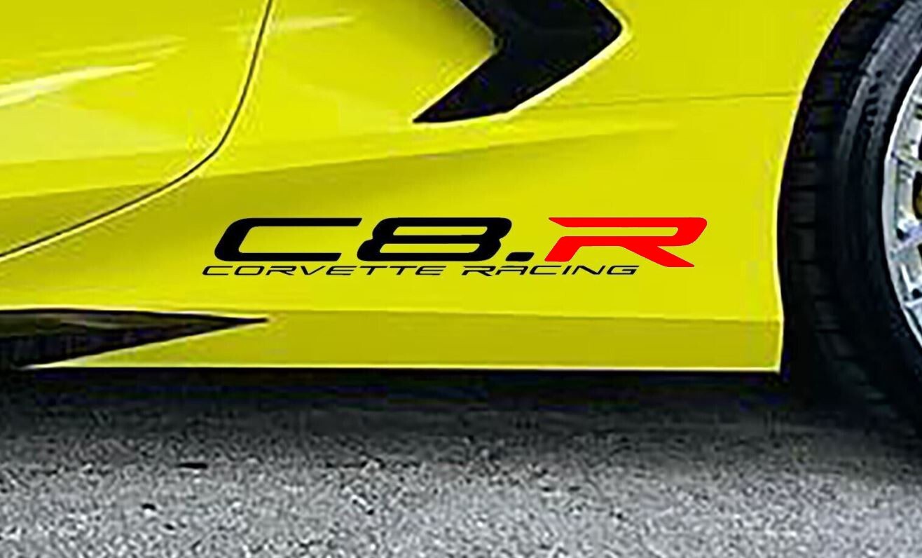 PAIR of (2) 2020-2023 C8 Corvette C8 Z51 C8R C8.R Rear Quarter Vinyl ...