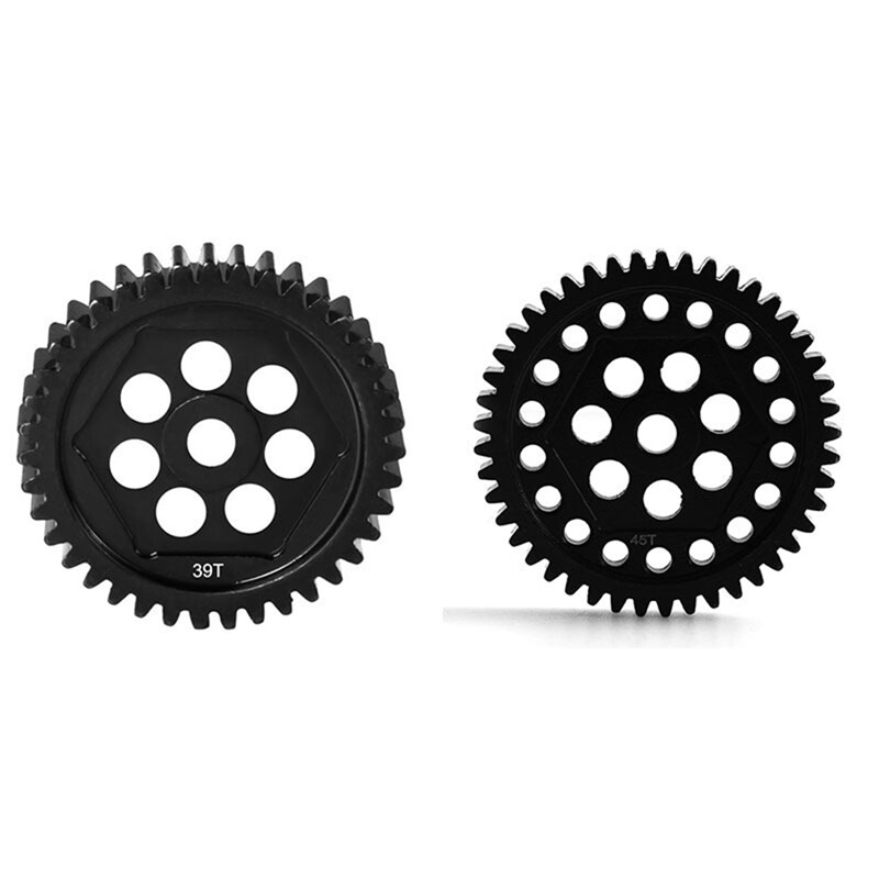 Metal Spur Gear 45T 0.8M(32P) RC CAR PART for 1/10 RC Crawler -4 TRX4 ...
