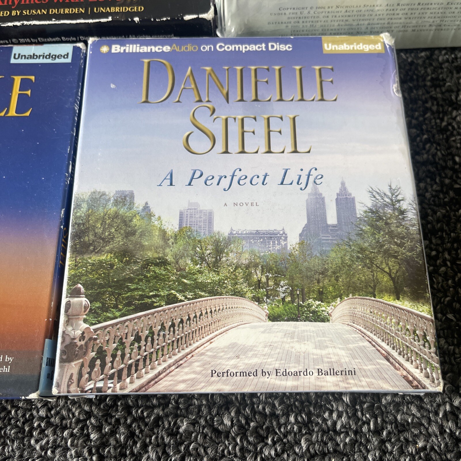 Danielle Steel Nicholas Sparks Elizabeth Boyle Tami Hoag Audiobooks CD ...