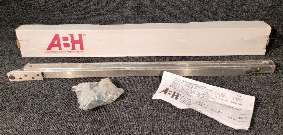 ABH 9000 Series 9017 Surface Mount Overhead Stop & Holder US32D Satin ...