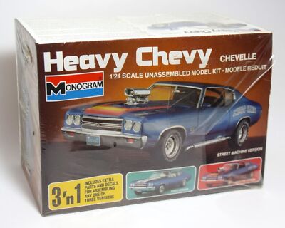 Monogram 2715 1/24 Scale 1970 Heavy Chevy Chevelle Plastic Model Kit | eBay