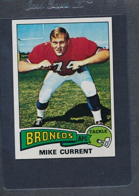 1975 Topps #077 Mike Current Broncos NM/MT *245 | eBay