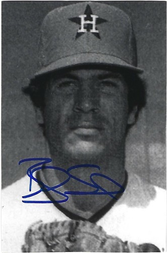Autographed/Signed 4x6 Postcard-Bobby Sprowl Houston Astros | eBay