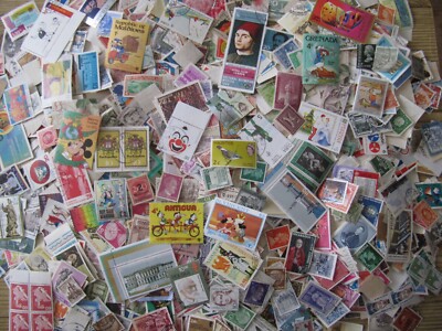5000 World Stamps OF Papers Lots!! Treasure Hunters!!!!!!!high value ...
