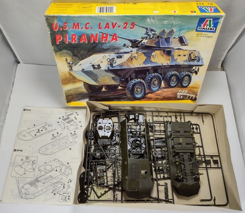 Vintage Italeri USMC LAV-25 Piranha 1/35 Model Kit #259 | eBay