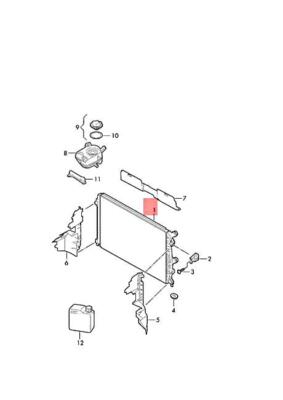 Genuine SKODA SEAT VW Kamiq Scala Arona Ibiza ST Cooler For Coolant ...