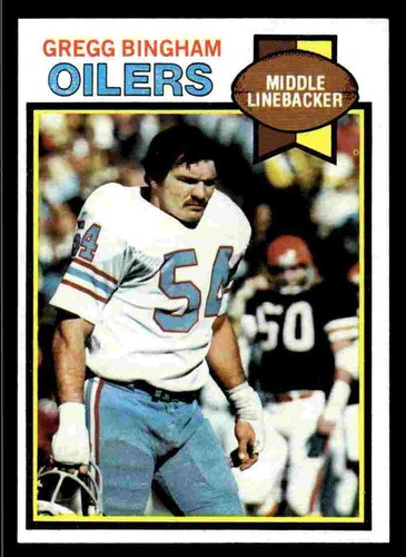 1979 Topps Gregg Bingham #67 - Houston Oilers - NM+ | eBay