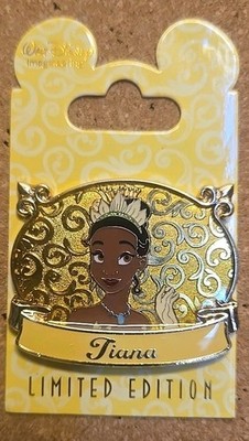 Disney Pin WDI Tiana Princess and the Frog Plaque Cast Exclusive LE 300 ...